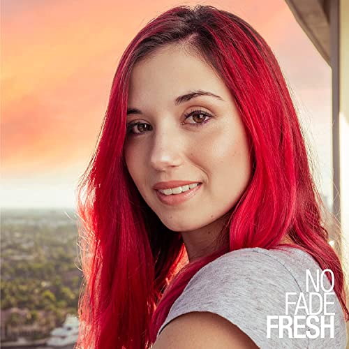 No Fade Fresh Bright Red Hair Color Depositing Conditioner with BondHeal Bond Rebuilder - Maintain & Refresh Bright Red Color, Deep Conditioner Hair Mask - Sulfate, Paraben & Ammonia Free 6.4 oz