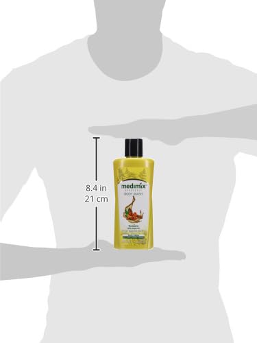 Medimix Ayurvedic Turmeric & Argan Oil Body Wash For Blemish Free Skin (300 ml / 10.14 fl oz)