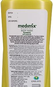 Medimix Ayurvedic Turmeric & Argan Oil Body Wash For Blemish Free Skin (300 ml / 10.14 fl oz)