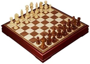 chess portable set board set game solid wood board high-grade wooden set, adult and children's gifts and board games development of intellectual entertainment family gatherings lqhzw