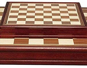 Chess Portable Set Board Set Game Solid Wood Board High-Grade Wooden Set, Adult and Children's Gifts and Board Games Development of Intellectual Entertainment Family Gatherings LQHZW