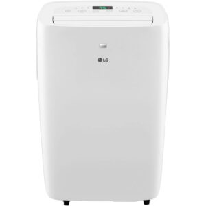 lg 7,000 btu (doe) / 10,000 btu (ashrae) portable air conditioner, cools 300 sq.ft. (12' x 25' room size), quiet operation, lcd remote, window installation kit included, 115v, lp0721wsr