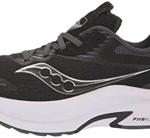 Saucony Women's AXON 2 Running Shoe, Black/White, 7.5