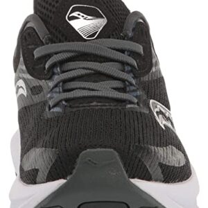 Saucony Women's AXON 2 Running Shoe, Black/White, 7.5