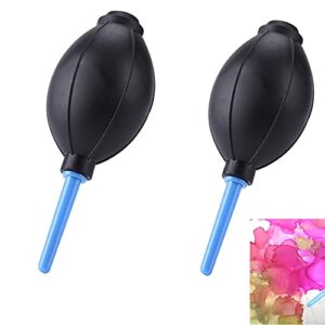 2pack ink air blower for card making dispersing inks powerful blowing dust removal ash removal gas blowing hand held cleaning tools for sensor computer keyboard camera mobile phone cleaning