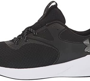 Under Armour Women's Charged Aurora 2 Cross Trainer, Black (001)/Metallic Warm Silver, 7