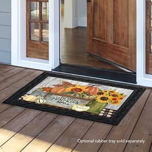 Briarwood Lane Farm Fresh Bushel Autumn Doormat Pumpkins Indoor Outdoor 30" x 18"