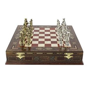 Antochia Crafts 11 Inches Custom Chess Set - Personalized Chess Set - Gift Idea for Son, Husband, Father and Anyone for Birthday, Anniversary and Any Occasion, 2 players