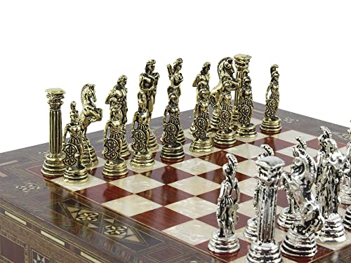 Antochia Crafts 11 Inches Custom Chess Set - Personalized Chess Set - Gift Idea for Son, Husband, Father and Anyone for Birthday, Anniversary and Any Occasion, 2 players