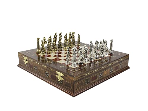 Antochia Crafts 11 Inches Custom Chess Set - Personalized Chess Set - Gift Idea for Son, Husband, Father and Anyone for Birthday, Anniversary and Any Occasion, 2 players