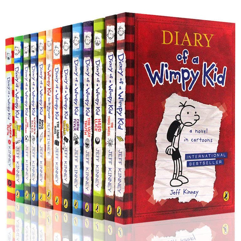 Diary of a Wimpy Kid Box of Books (1–16), paperback