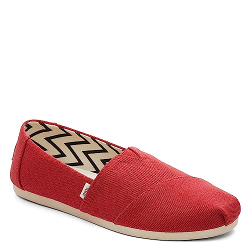 TOMS Women's, Alpargata Recycled Slip-On Red