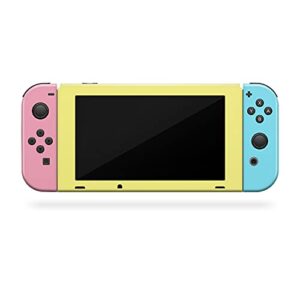 Tacky design Solid Classic Pastel skin Compatible with Nintendo Switch, Colorwave Vinyl 3m styicker Color Blocking Full cover