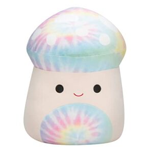 squishmallows original 14-inch kervena tie-dye mushroom - large ultrasoft official jazwares plush