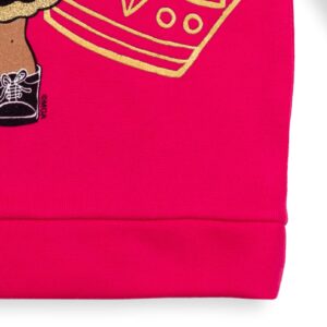 L.O.L. Surprise! Queen Bee Big Girls Fleece Pullover Hoodie Pink 10-12