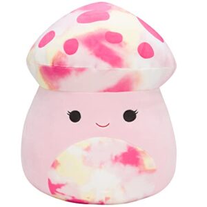 squishmallows original 14-inch rachel pink tie-dye mushroom - large ultrasoft official jazwares plush