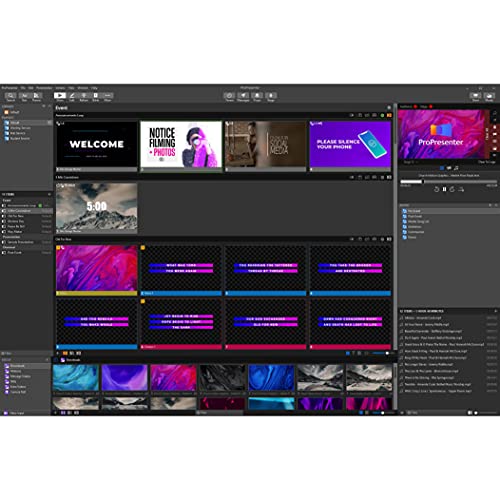 RenewedVision Propresenter 7 Live Presentation & Production Software for Windows/ macOS [Download Card]