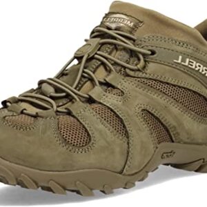 Merrell Men's Cham 8 Stretch Tactical Industrial Shoe, Dark Olive, 12