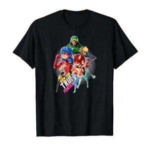 Miraculous Collection Ladybug and All Heroez True Powers T-Shirt