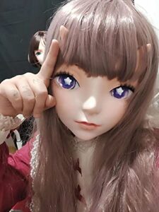 kuku comic resin bjd cosplay anime full head kigurumi doll mask (standard 3/4)