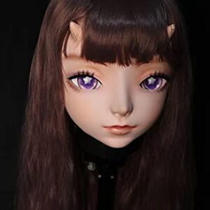 KuKu Comic Resin BJD Cosplay Anime Full Head Kigurumi Doll Mask (standard 3/4)