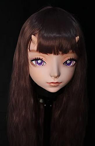 KuKu Comic Resin BJD Cosplay Anime Full Head Kigurumi Doll Mask (standard 3/4)