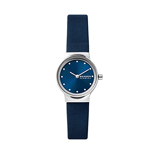 Skagen Women's Freja Two-Hand Blue Eco Leather Watch (Model: SKW3007)