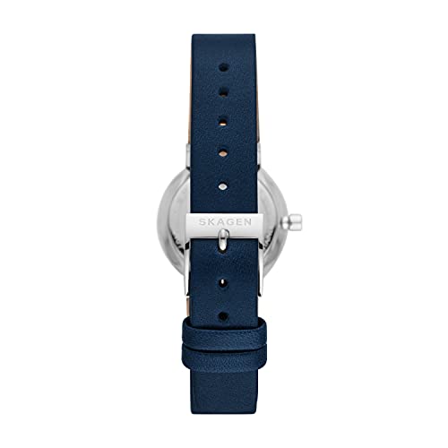 Skagen Women's Freja Two-Hand Blue Eco Leather Watch (Model: SKW3007)