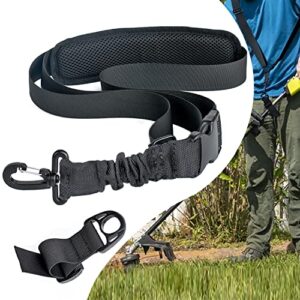 trimmer shoulder strap universal for weed eater brush cutter harness compatible with ego string trimmer, leaf blower