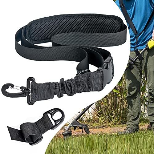 Trimmer Shoulder Strap Universal for Weed Eater Brush Cutter Harness Compatible with EGO String Trimmer, Leaf Blower