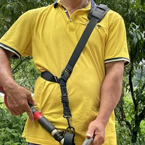 Trimmer Shoulder Strap Universal for Weed Eater Brush Cutter Harness Compatible with EGO String Trimmer, Leaf Blower