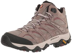 merrell women's moab 3 mid hiking boot, falcon, 8.5