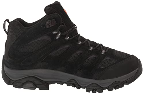 Merrell Men's Moab 3 Mid Hiking Boot, Black Night, 11