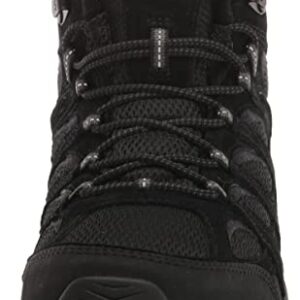 Merrell Men's Moab 3 Mid Hiking Boot, Black Night, 11