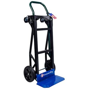 american lifting 400 lb capacity ultra lightweight super strong nylon convertible hand truck & dolly