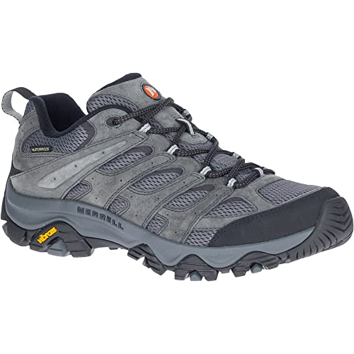 Merrell Moab 3 Waterproof Hiking Shoe, Granite, 10.5