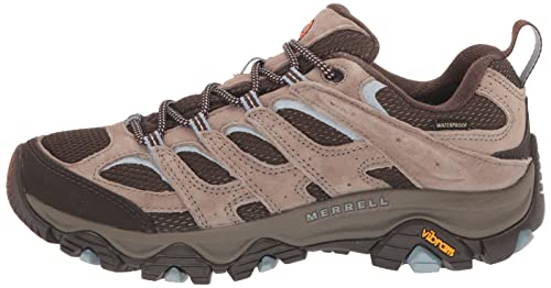 Merrell Women's Moab 3 Waterproof Hiking Shoe, Brindle, 8