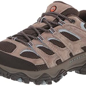 Merrell Women's Moab 3 Waterproof Hiking Shoe, Brindle, 8