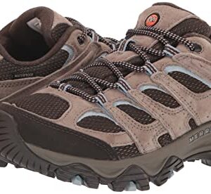 Merrell Women's Moab 3 Waterproof Hiking Shoe, Brindle, 8