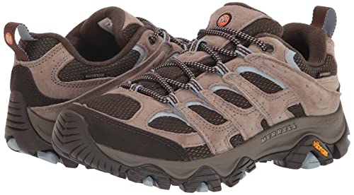 Merrell Women's Moab 3 Waterproof Hiking Shoe, Brindle, 8