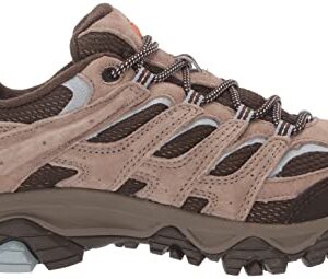 Merrell Women's Moab 3 Waterproof Hiking Shoe, Brindle, 8