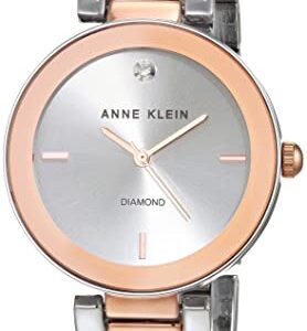 Anne Klein Women's Genuine Diamond Dial Bracelet Watch