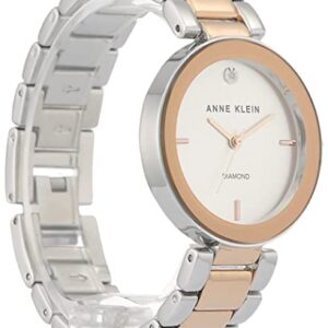 Anne Klein Women's Genuine Diamond Dial Bracelet Watch