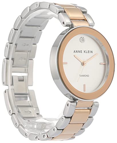 Anne Klein Women's Genuine Diamond Dial Bracelet Watch