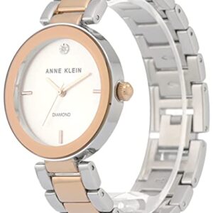 Anne Klein Women's Genuine Diamond Dial Bracelet Watch