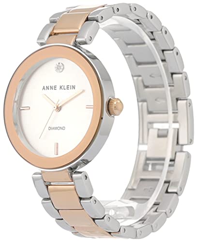 Anne Klein Women's Genuine Diamond Dial Bracelet Watch