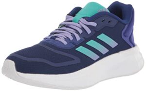 adidas women's duramo 10 running shoe, legacy indigo/mint rush/light purple, 11