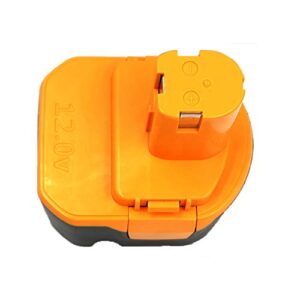 HeShunChang Battery 12V 2Ah Replace for ryobi 1311148 130147008 1400652 1400670 4400005 1400143 HP1202M