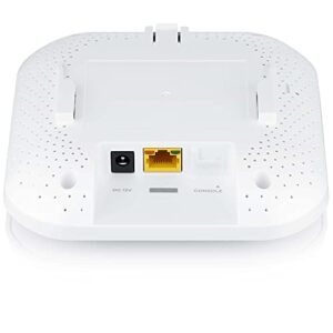 Zyxel WiFi 6 AX1800 Wireless Gigabit Access Point | Mesh, Seamless Roaming, & MU-MIMO | WPA3-PSK Security | Cloud, App or Direct Management | POE+ or AC Powered | AC Adapter Included | NWA50AX