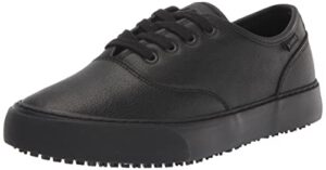 lugz women's lear slip-resistant work shoe food service, black, 7.5